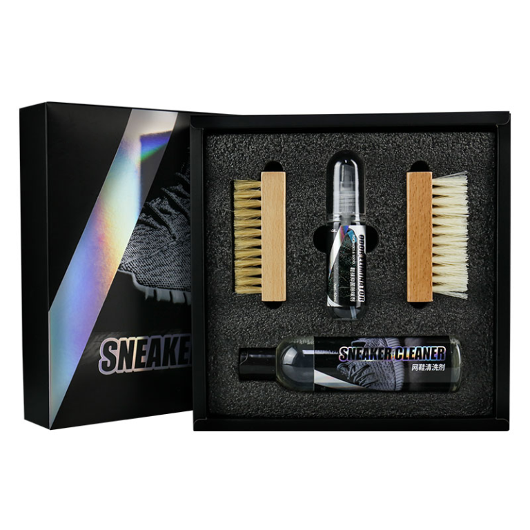 Private Label Mesh Shoe Cleaner Kit With Two Brushes
